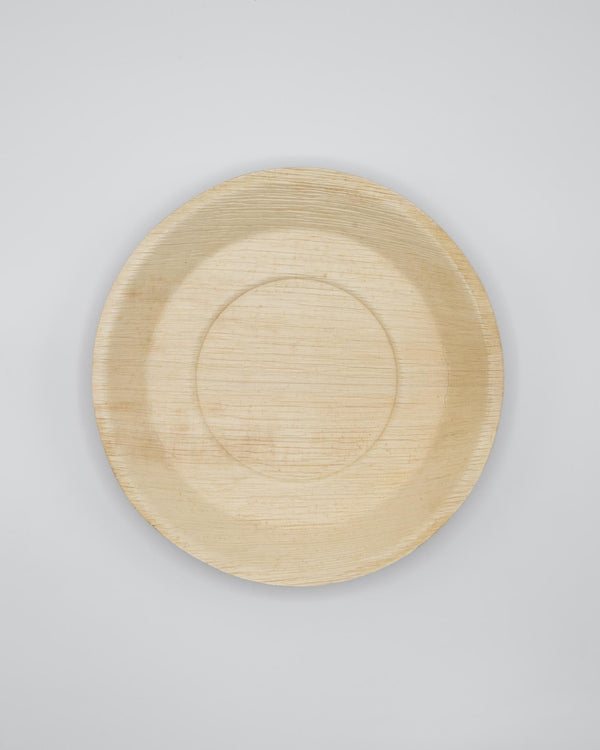 10" Extra Large Deep Round Palm Leaf Plates - VerTerra Dinnerware
