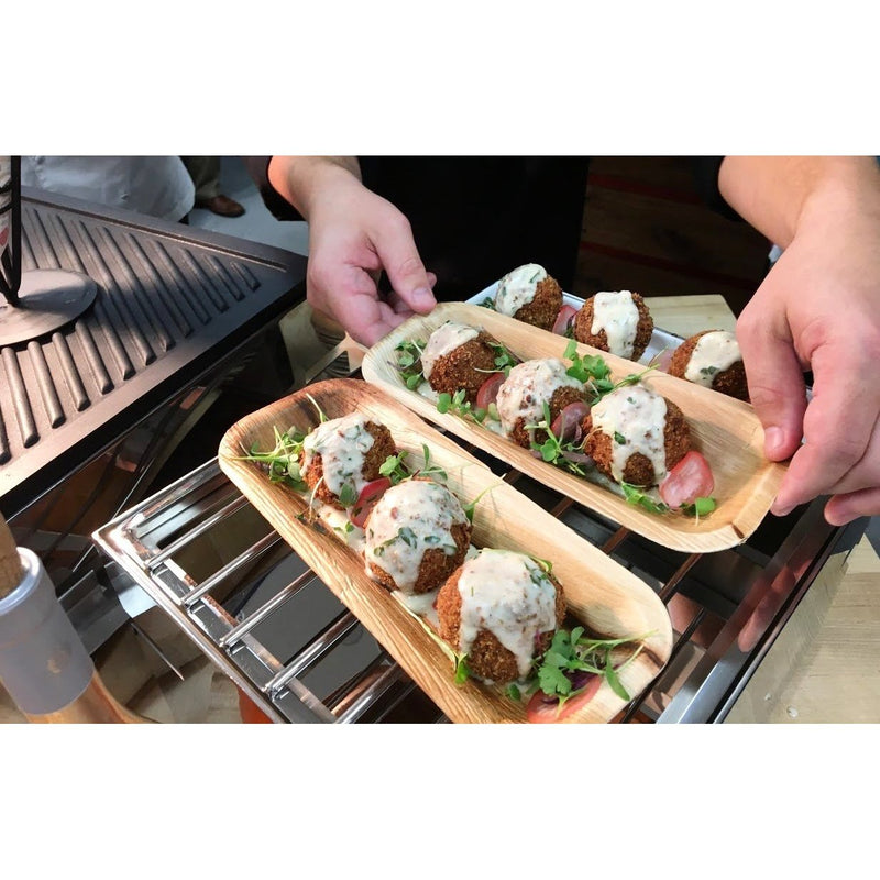 Eco-Chic Serving with Palm Leaf Trays - VerTerra Dinnerware